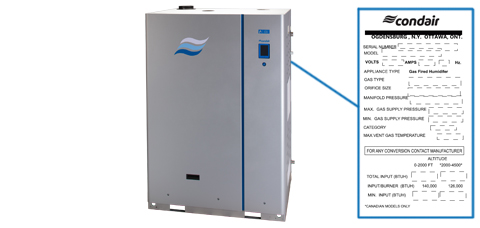 Condair GS Series | Humidifier Parts — Condair Parts US